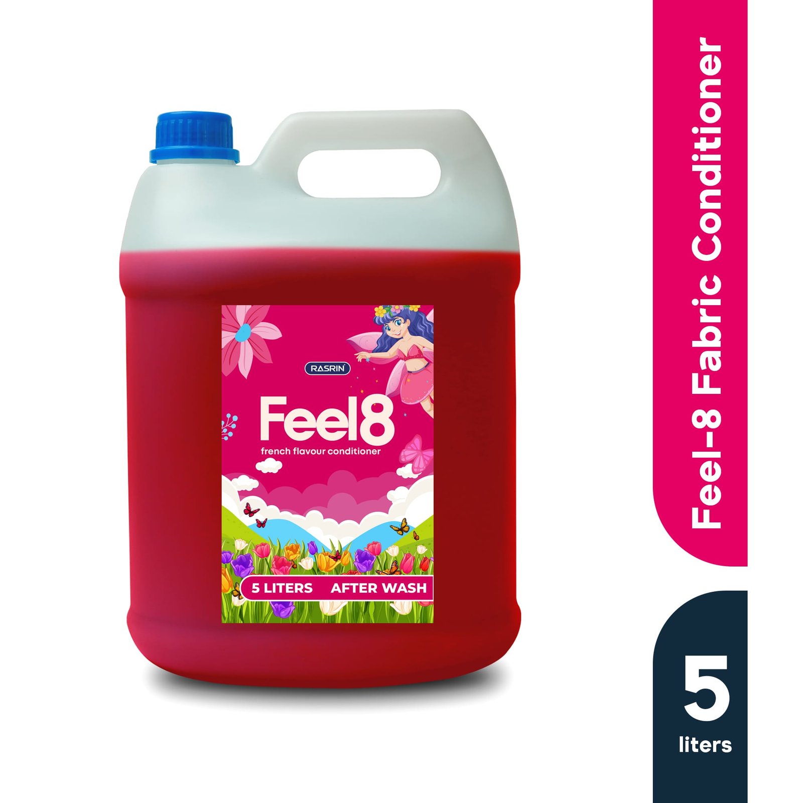Feel - 8 After Wash Liquid Fabric Conditioner (French)